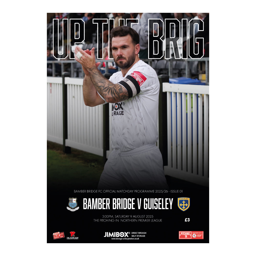 2025/26 #01 Bamber Bridge v Guiseley NPL 09.08.25 Programme ...
