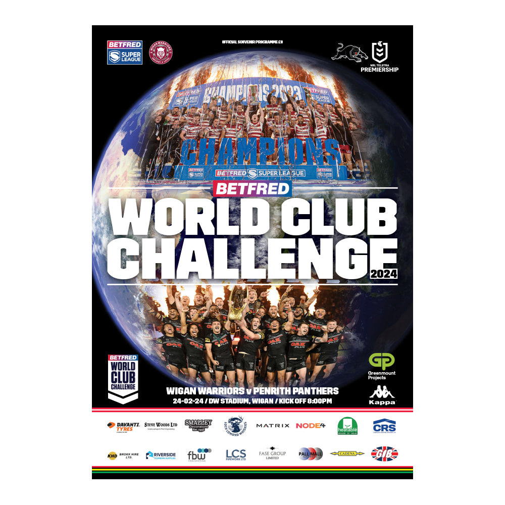 2024 #01 Wigan Warriors v Penrith Panthers World Club Challenge 2024 2 ...