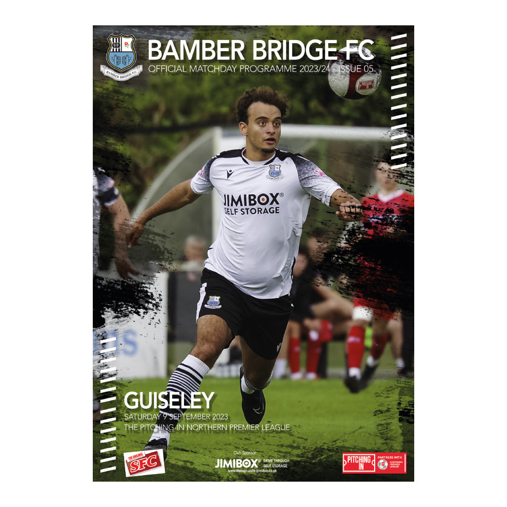 2023/24 #05 Bamber Bridge v Guiseley NPL 09.09.23 Programme ...