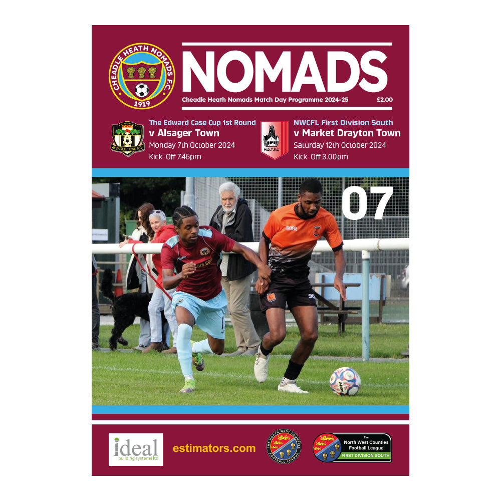 2024/25 #07 Cheadle Heath Nomads v Alsager Town Edwards Case Cup 07.10 ...