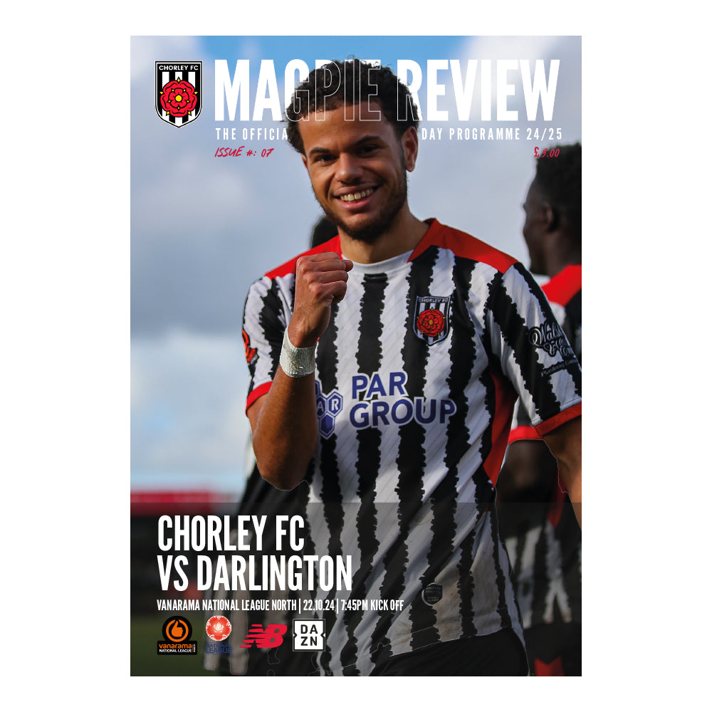2024/25 #07 Chorley v Darlington National League North 22.10.24 Printe ...