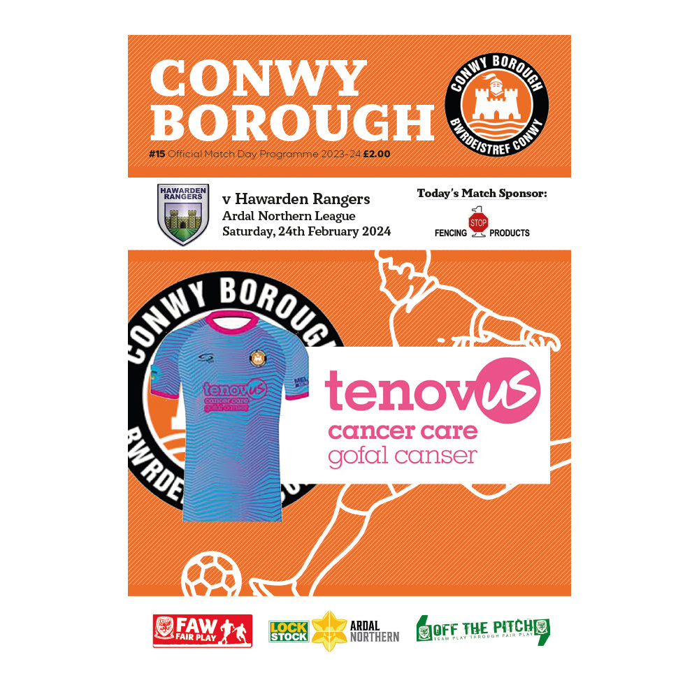 2023/24 #15 Digital Conwy Borough v Hawarden Rangers 24.02.24 Ardal No ...