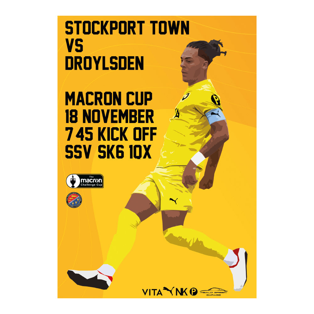 2024/25 #16 Digital Stockport Town v Droylsden Macron Cup 18.11.24 Dig ...