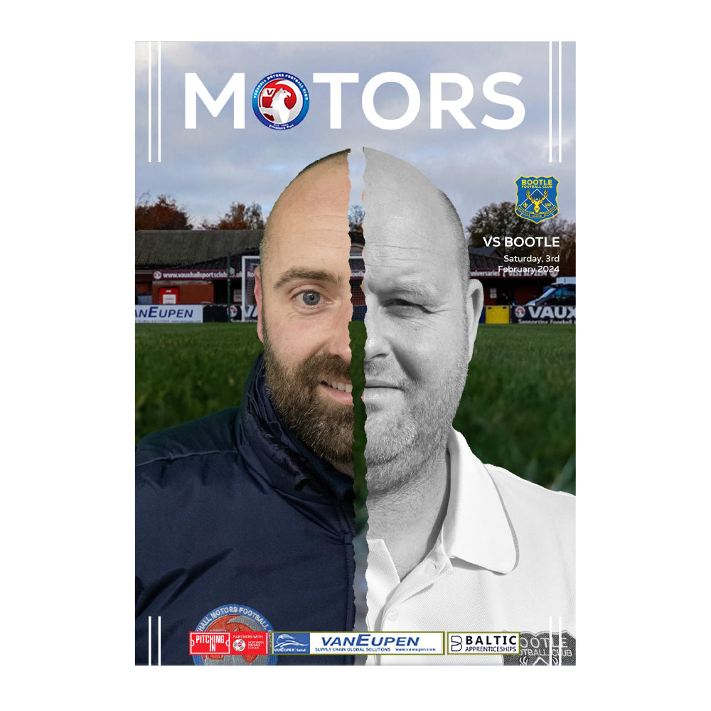 2023/24 #19 Vauxhall Motors v Bootle NPL West 03.02.24 Programme ...