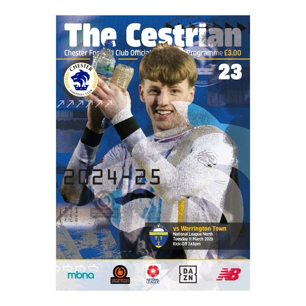 2024/25 #23 Chester v Warrington Town 11.03.25 National League North P ...