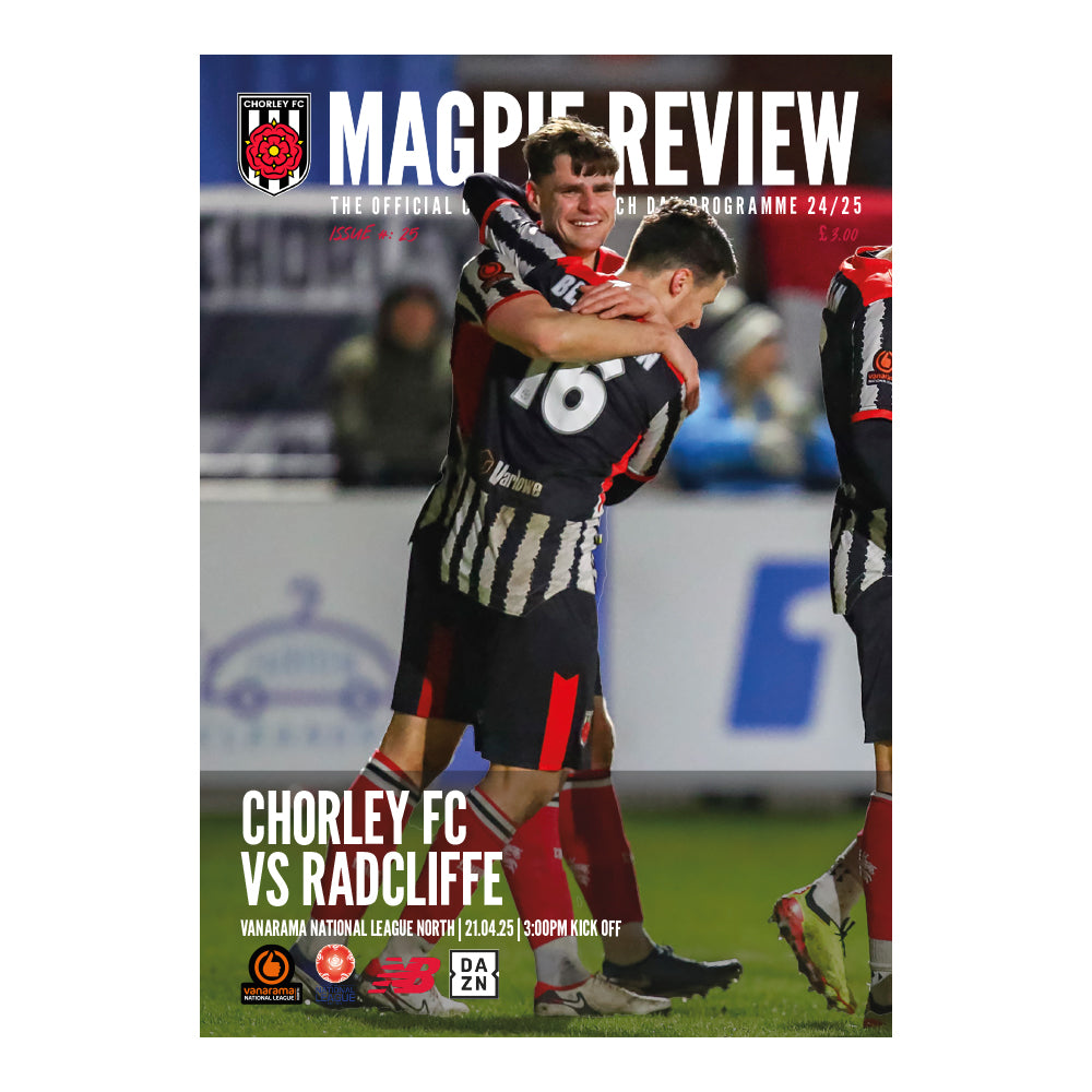 2024/25 #25 Chorley v Radcliffe National League North 21.04.25 Printed ...