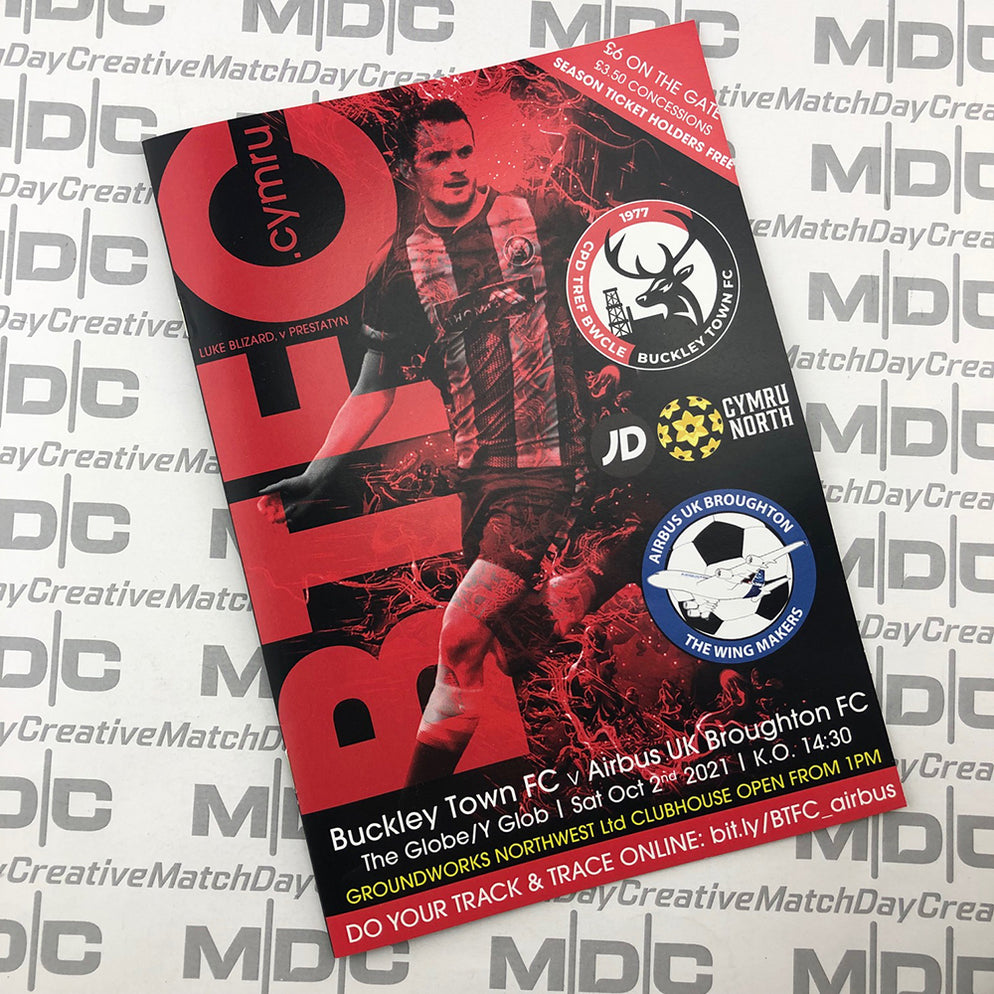 2021/22 #01 Buckley Town v Airbus UK Broughton 02.10.21 JD Cymru North ...