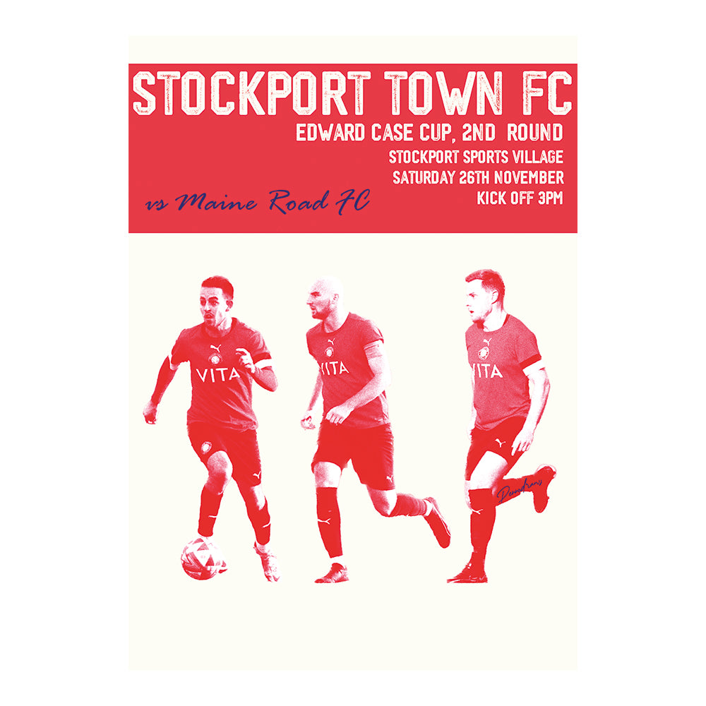 2022/23 #10 Digital Stockport Town v Maine Road The Edward Case Cup 26 ...