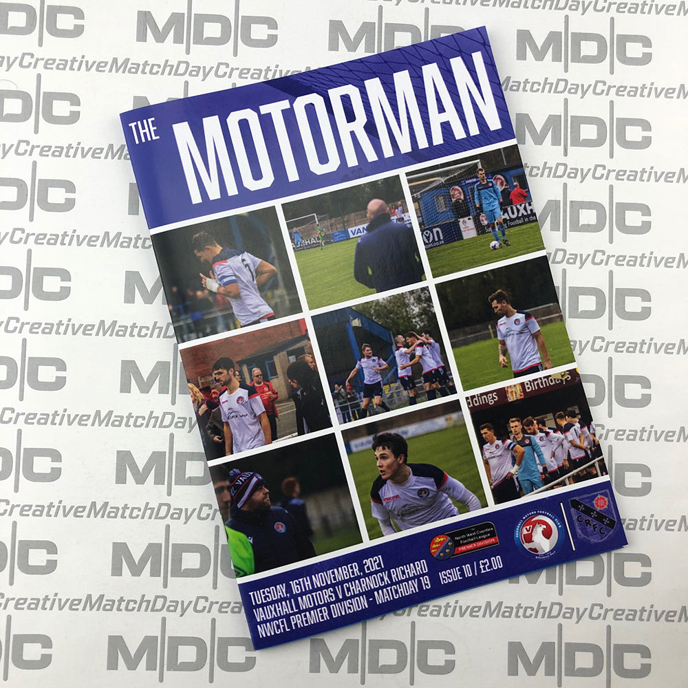 2021/22 #11 Vauxhall Motors v Charnock Richard NWCFL 16.11.21 Programm ...